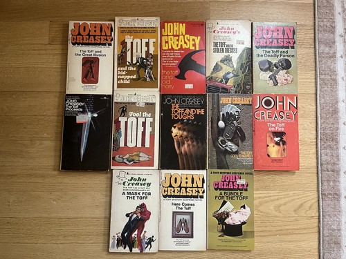 John Creasey lot of 13 Toff Mass Market Paperback Books Inspector ...