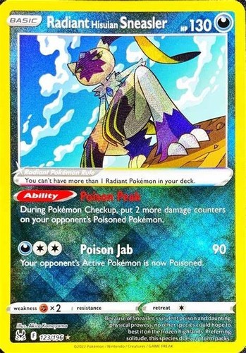 2022 Pokemon Radiant Hisuian Sneasler Holo 123/196 BGS 9.5 Gem Mint | eBay