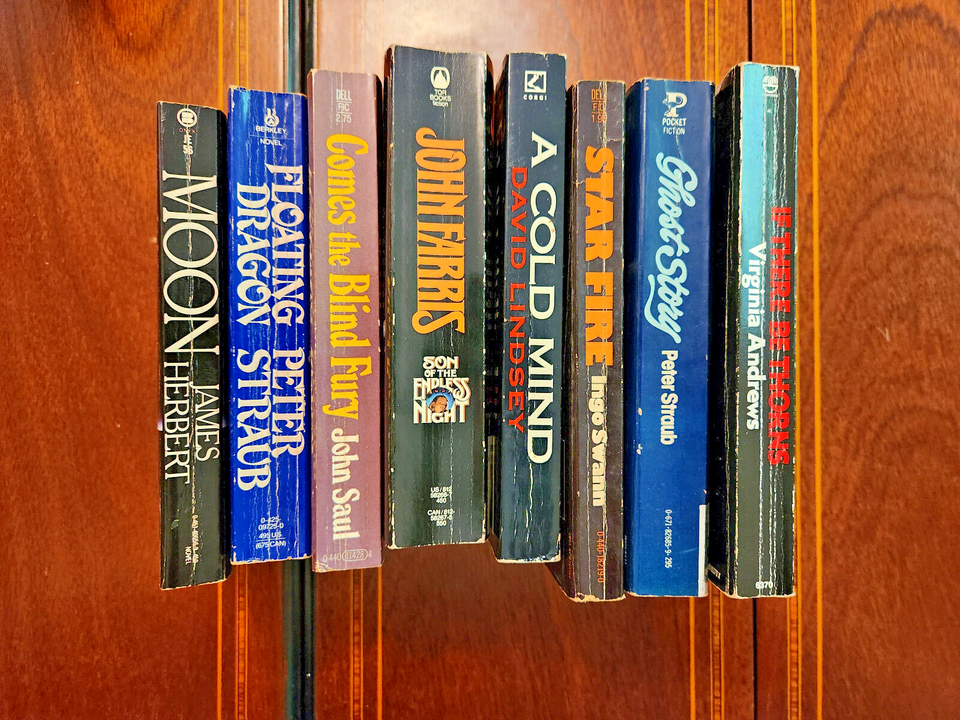 LOT OF 8 PAPERBACKS FROM HELL VINTAGE HORROR 1970's & 1980's OOP PBO | eBay