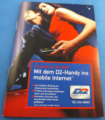 Nokia Neuheiten Katalog Handy D2 Portal Infoblat Werbe Fun Prospekt ...