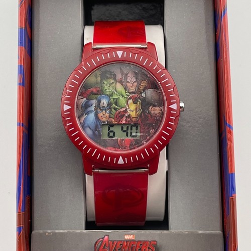 Avengers Digital Watch Age of Ultron 3D Dial 37mm Case Month Date In ...