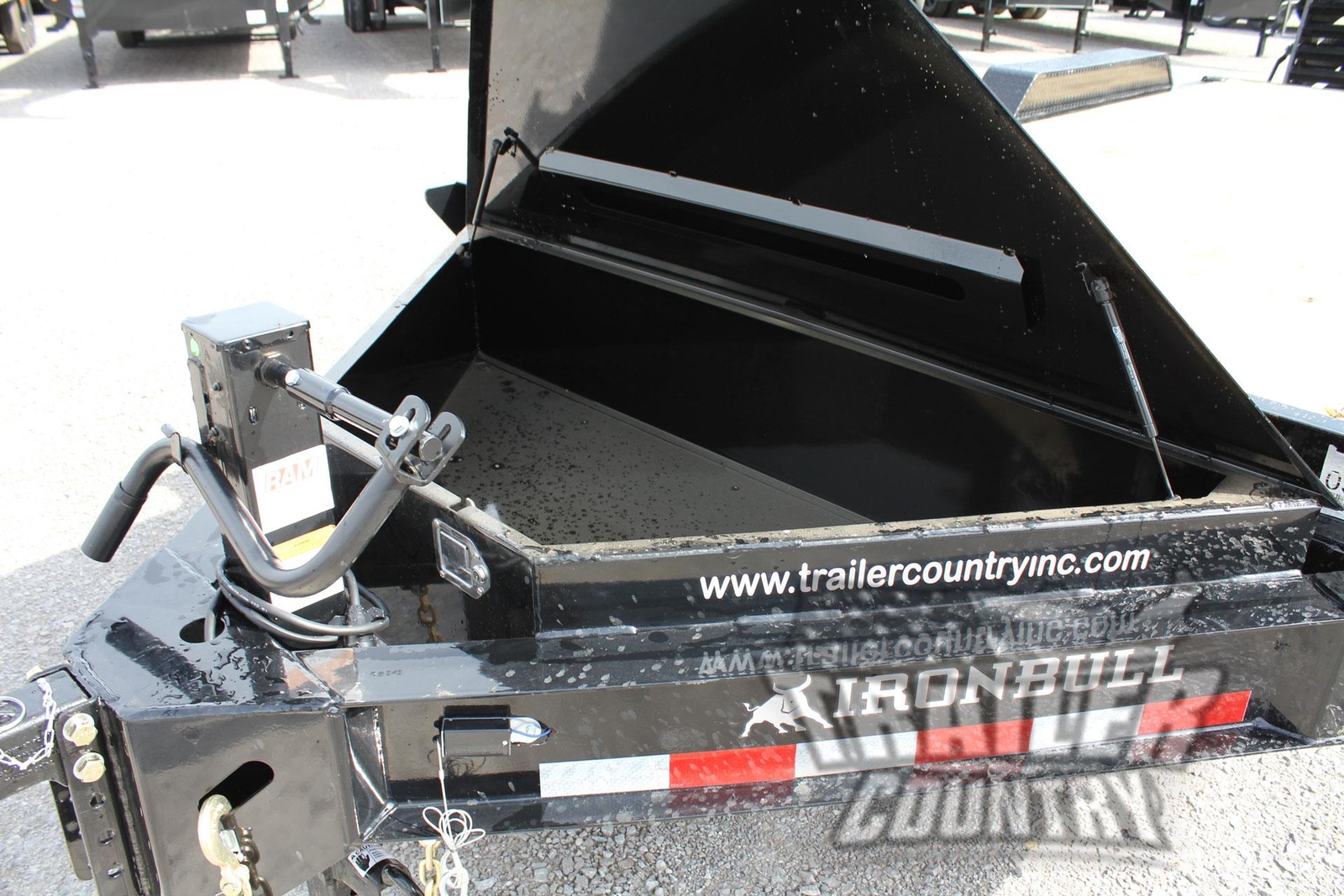 NEW 2026 7 X 22 (19+3) 14k Heavy Equipment Trailer Spring Assist Ramps ...