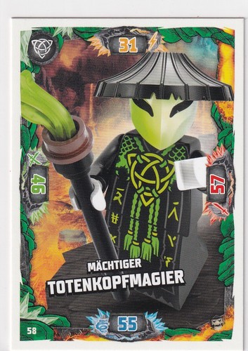 Lego Ninjago Series 6 - Next Level - TCG Card No. 58 Powerful Skull ...
