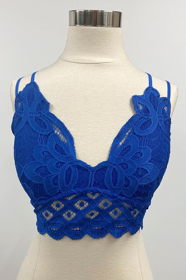 Anemone Women's Sexy Comfortable Lace Wireless Stretch Bra Bralette Top ...