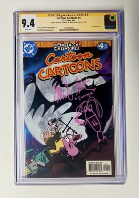 DC Comics CARTOON NETWORK CARTOON CARTOONS #4 SIGNED AND SKETCH MARTY ...