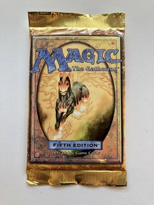 MTG Magic The Gathering Fifth Edition Booster Pack Unopened Sealed ...