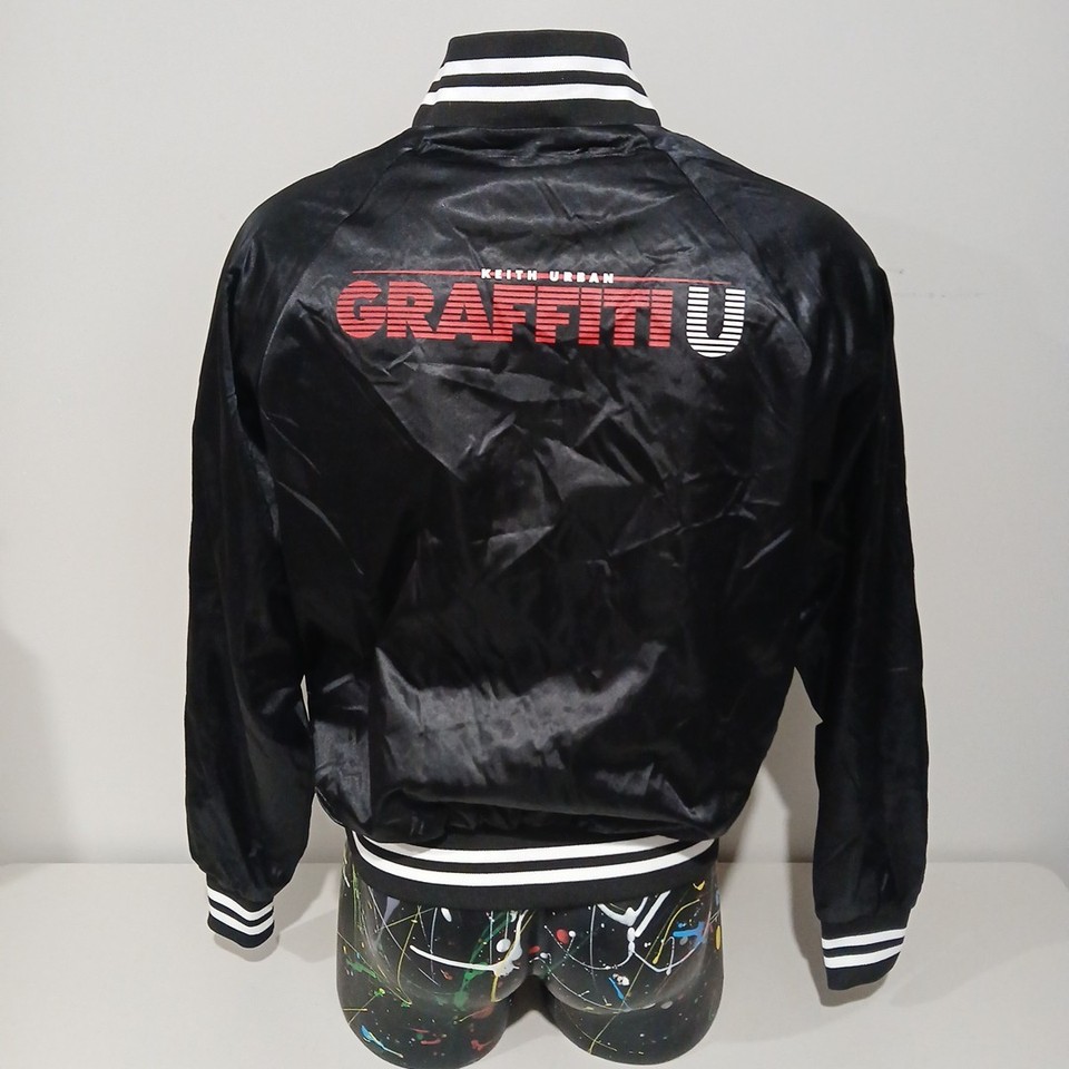 Keith Urban Graffiti U Tour 2018 VIP Concert Bomber Jacket Size M ...