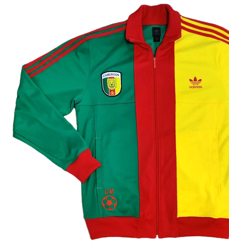 Adidas Cameroon Soccer Football Track Jacket Size XL Sports National ...