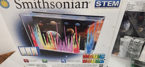 SMITHSONIAN MAGIC ROCKS Instant Crystal Growing Kit STEM Earth Science ...