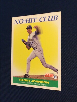 1991 Score Randy Johnson No-Hit Club Card | eBay