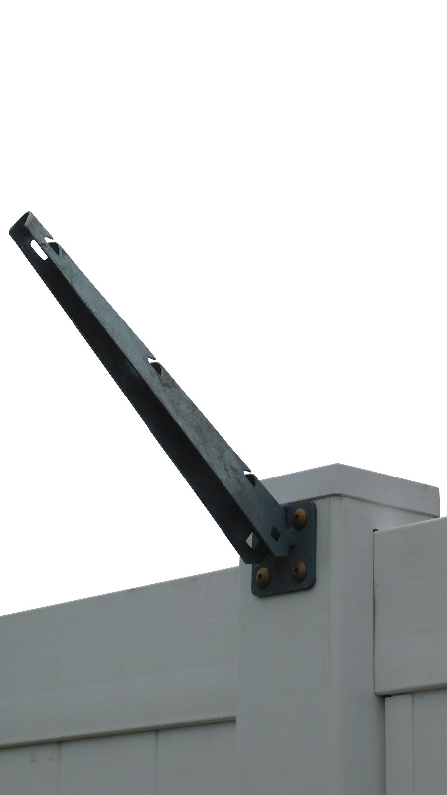 Extend-An-Arm Barbed Wire Arm Extensions - Flat or Surface Mount - Set ...