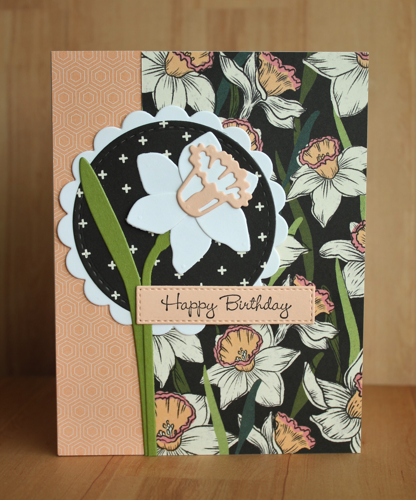 Handmade HAPPY BIRTHDAY daffodil card kit of 4 made w/ Stampin Up | eBay
