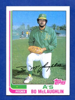1982 TOPPS #217 BO McLAUGHLIN EXMT | eBay