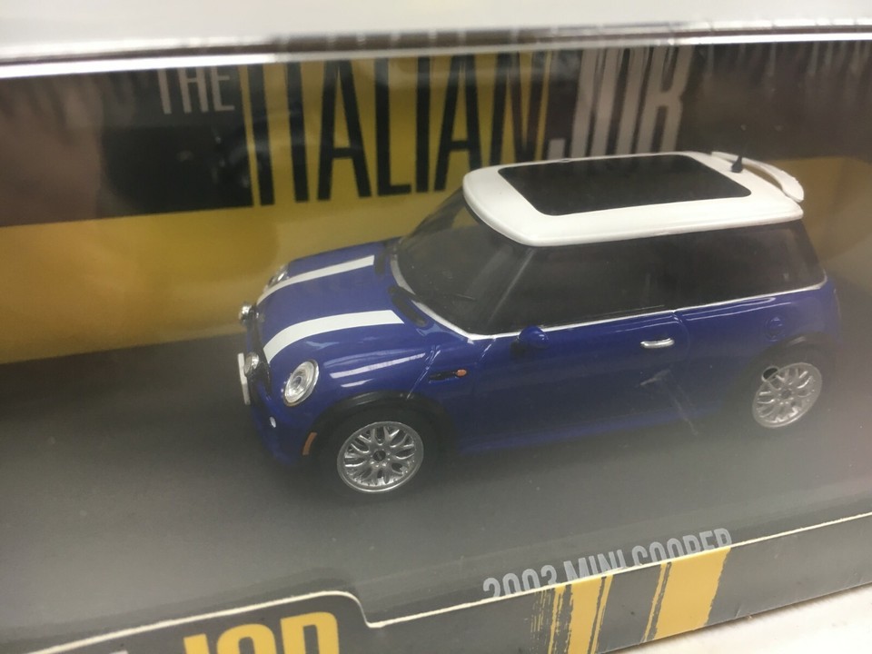 The Italian Job MINI Cooper Blue 1:43 Scale Diecast Metal Vehicle ...