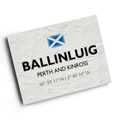 A4 PRINT - Ballinluig, Perth and Kinross, Scotland - Lat/Long NN9752 | eBay