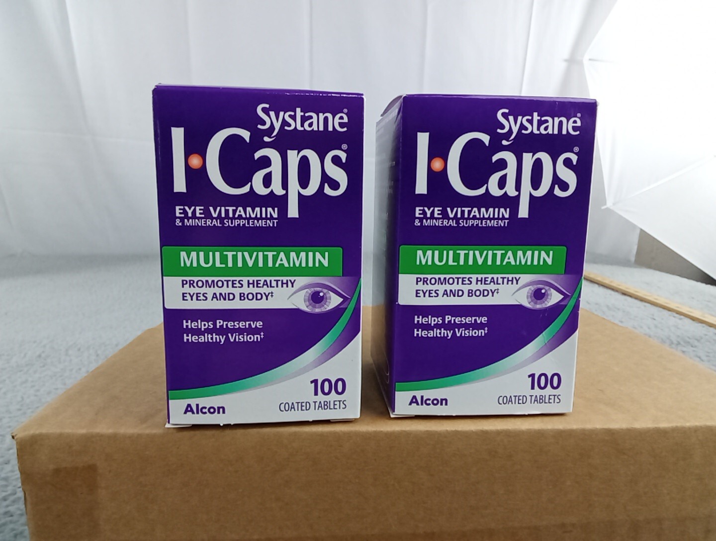 2x Systane I-Caps I Caps Eye Multivitamin Mineral 100 Coated Tablets ...