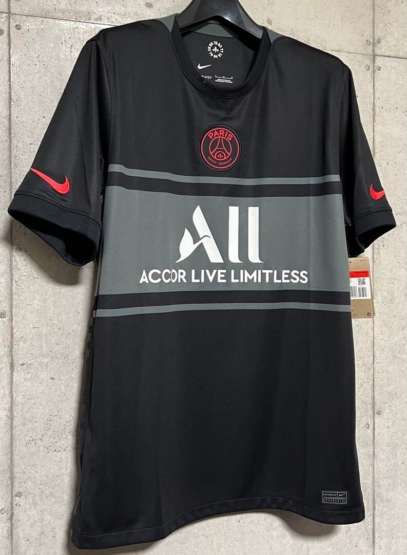 Neymar Jr 10 PSG 21/22 3rd Jersey L New With Tags Paris Neymar Jr 10 PSG 21/22 3rd Jersey L New With Tags Paris