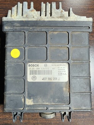 VOLKSWAGEN GOLF JETTA ECM ECU Brain Box 261204514/515 037906259J | eBay
