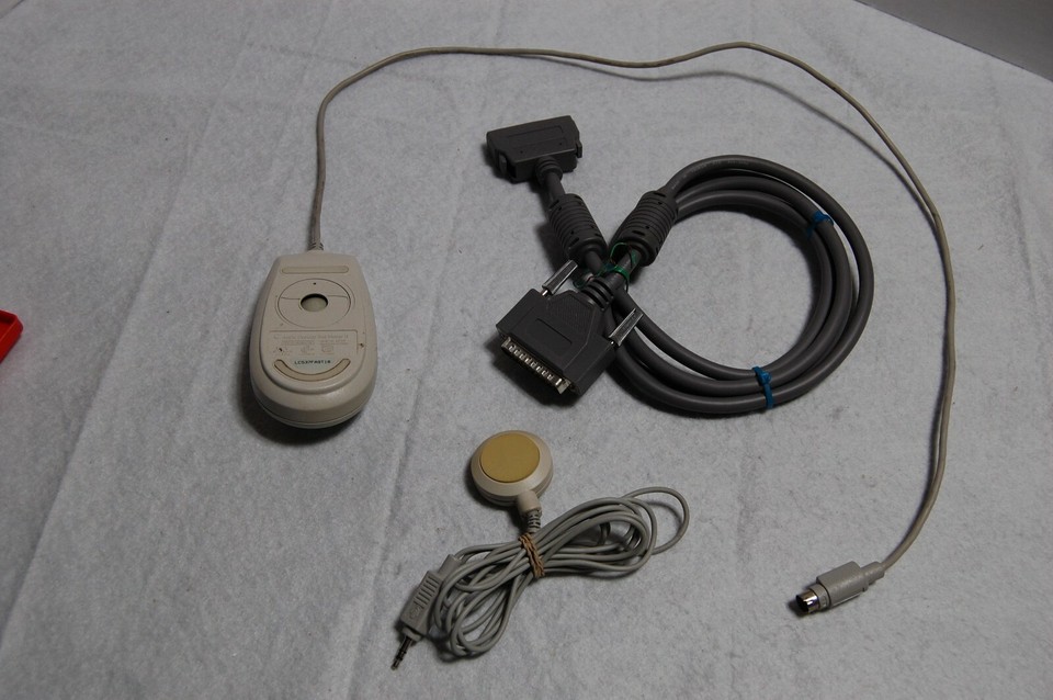 Vintage Mac Mouse and Mic and Cable Bundle | eBay