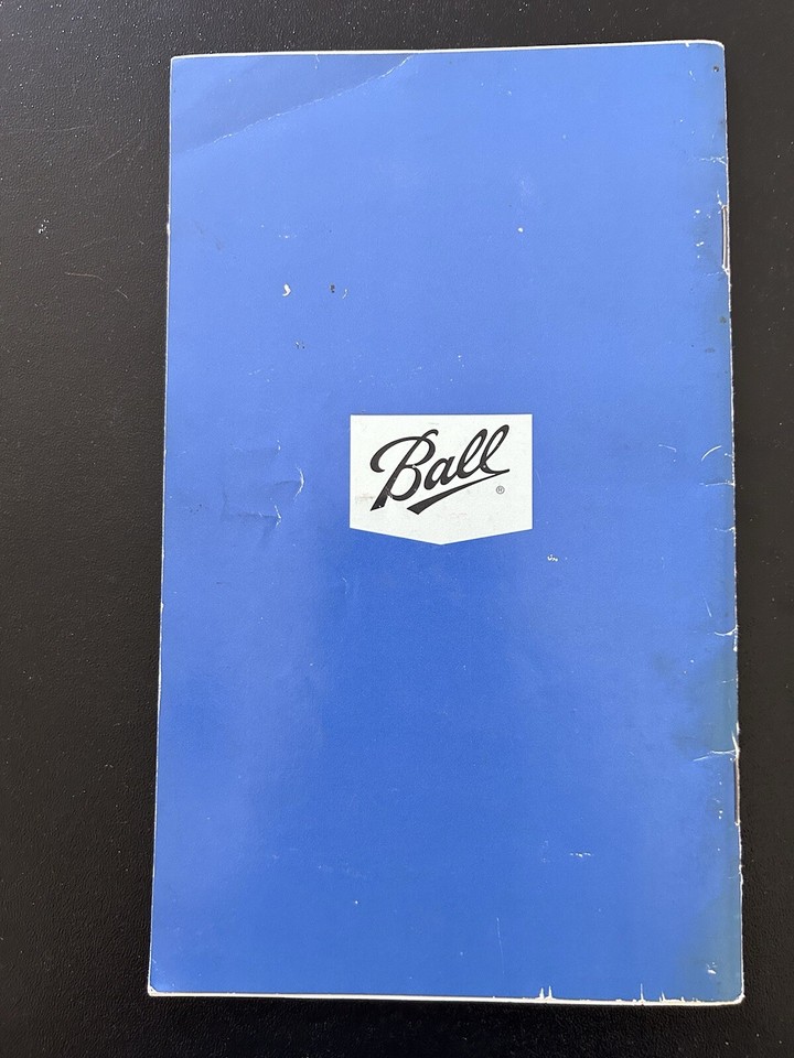 Vintage 1974 Ball Blue Book Easy Guide to Canning and Freezing Food PB ...