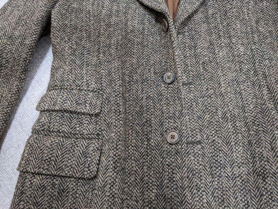 Men's RRL Double RL Brown Wool Tweed Jacket, Size S | eBay