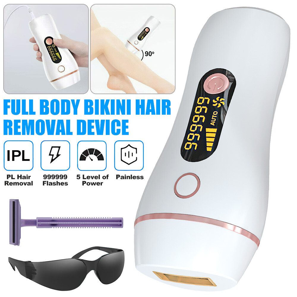 5 Levels Laser Hair Removal Machine IPL Permanent Painless Epilator ...