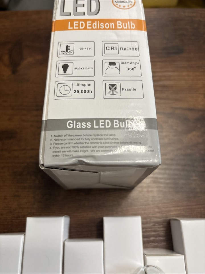 4W T6.5 LED Tubular Filament Bulb - Dimmable E17 Intermediate Base T6.5 LED Appl | eBay