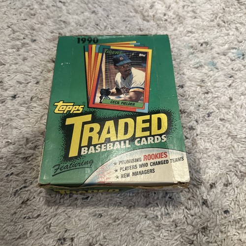 1990 Topps Traded Baseball Cards Wax Box | eBay