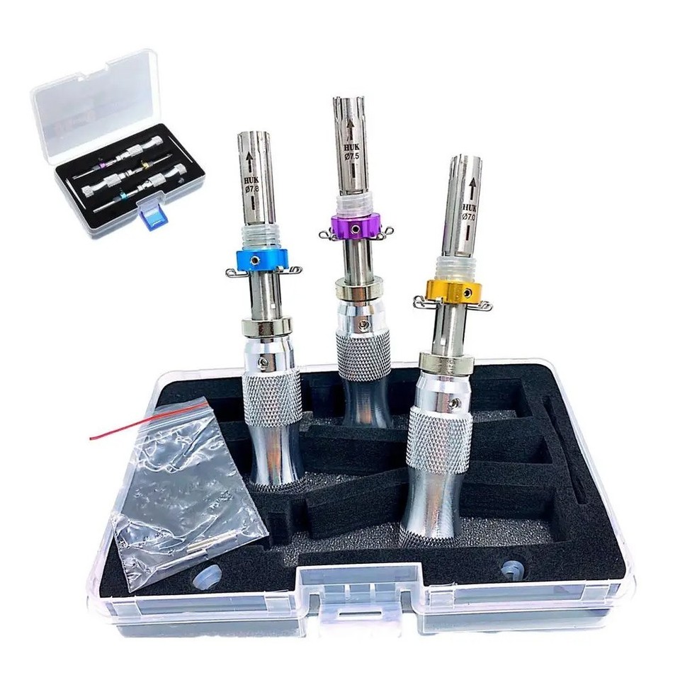 3Pcs 7 Pin Advanced Tubular Lock Tool Set For Padlock Hook Tool Seal ...