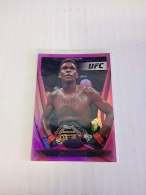 ISRAEL ADESANYA 2021 CHRONICLES CERTIFIED UFC (PINK PARALLEL) #137 | eBay