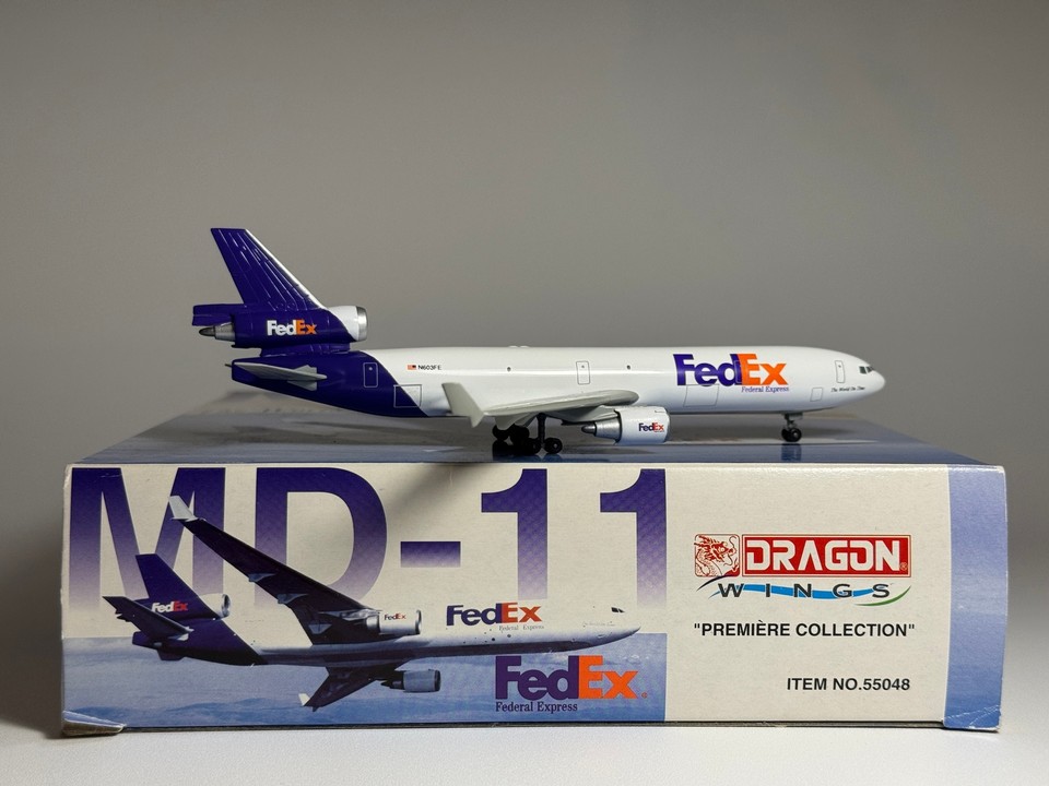 Dragon Wings 1:400 FedEx Express McDonnell Douglas MD-11F N603FE 55048 ...