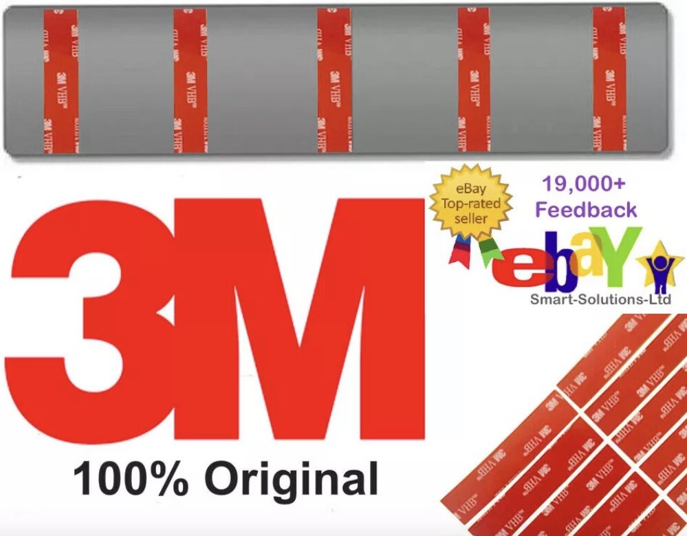 3M NUMBER PLATE STICKY PADS DOUBLE SIDED ADHESIVE STRIPS 3M VHB TAPE ...