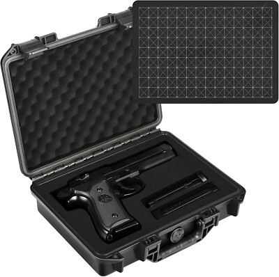 TSA Gun Case Pistol Box: Air Approved Waterproof Handgun Case with DIY Customiza | eBay