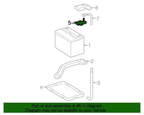GENUINE TOYOTA RAV4 HIGHLANDER TACOMA tC POSITIVE BATTERY TERMINAL ...