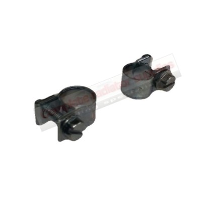 2x Mini Hose Clips/Clamps -Fuel Petrol/Diesel or Any Small Bore Tube 7 ...