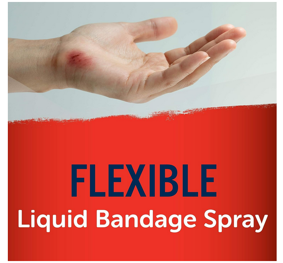 NEW-SKIN Liquid Bandage Spray for Cuts and Minor Scrapes, 1 Ounce, Free ...