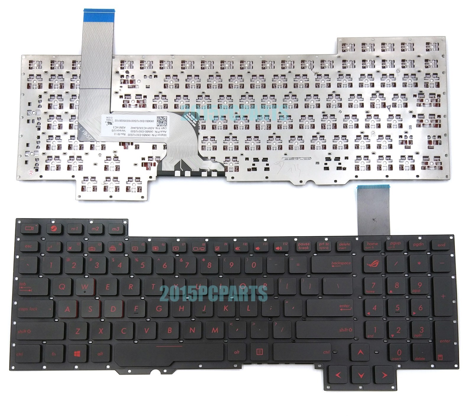 New US Keyboard for ASUS ROG G751JM-BHI7T25 G751Jl-bs17t28 G751JT-CH71 ...