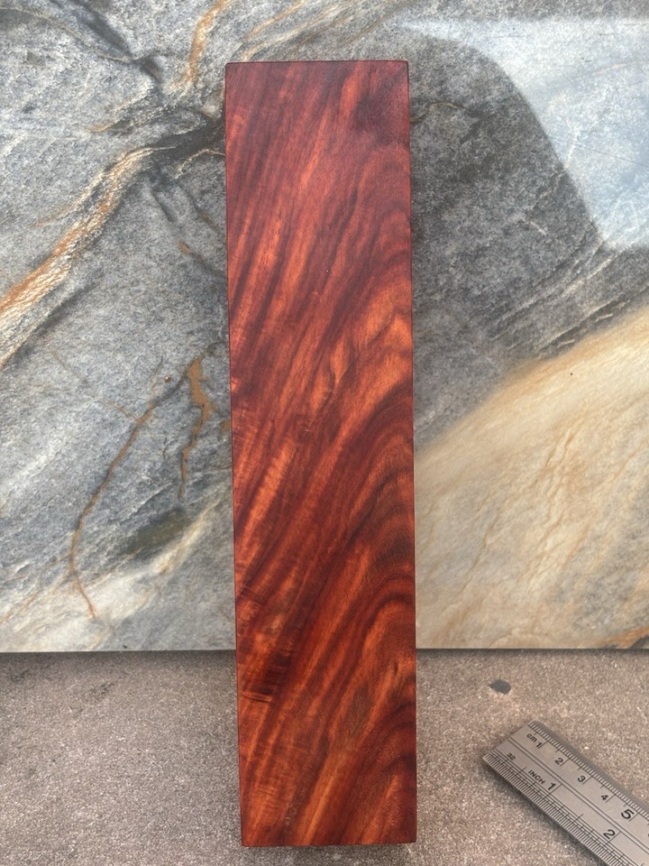 Rosewood Burl Woods Slab Board Woodworking Lumber Block 9.45”x2.2” P93 ...