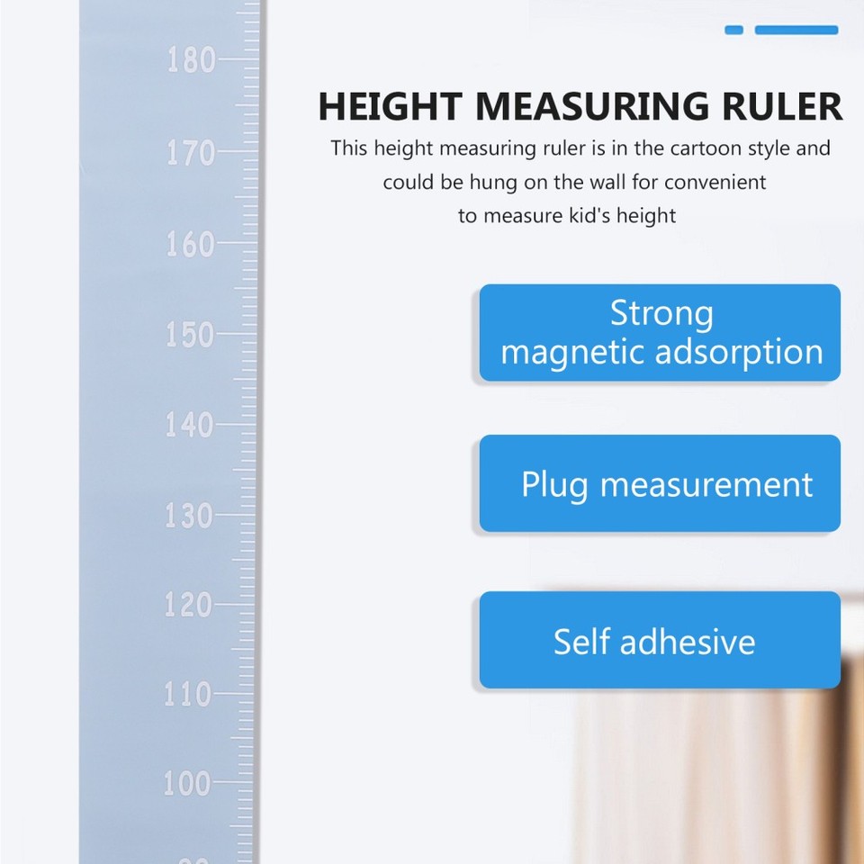 Kids Height Ruler Canvas Measuring Wall Hanging Measurement Chart | eBay