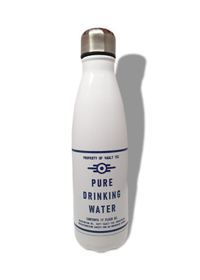 Pure Drinking Water Vault Tec Design Sports Bottle Inspired by Fallout ...