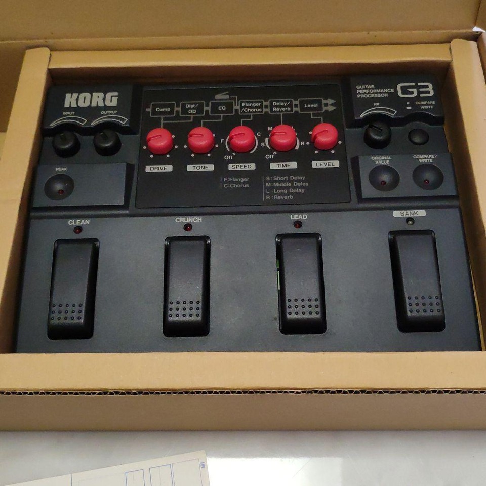 KORG G3 Guitar Performance Processor Guitar Multi Effect Pedal from ...