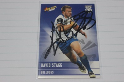 David Stagg Bulldogs 2012 Signed Select Card | eBay Australia