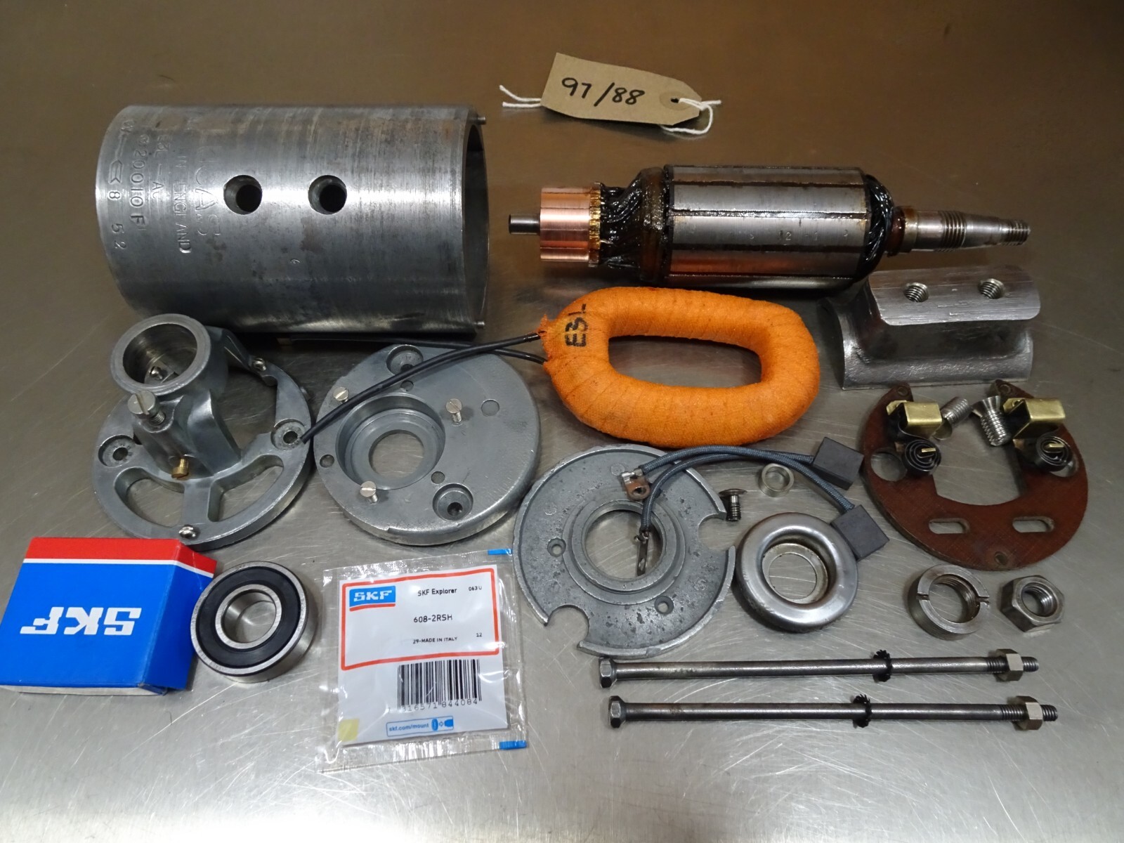 VINTAGE LUCAS E3L BSA A10 A10RR A7 TWIN DYNAMO 20010 SERVICED P.DUNN ...