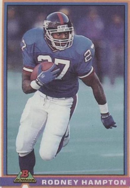 1991 Bowman - #367 Rodney Hampton for sale online | eBay