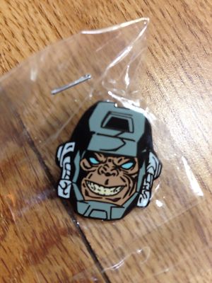 Botcon 2015 Transformers Pretender Oilmaster First Day Registration Pin ...