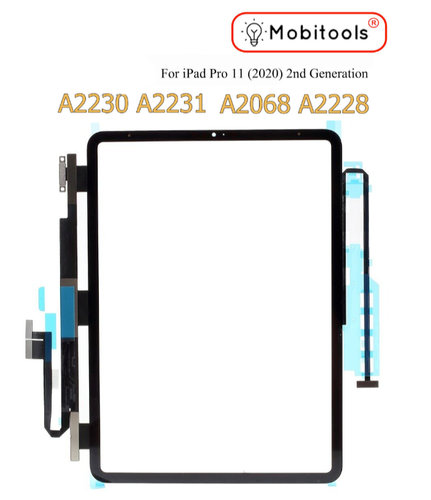 Screen Touch Digitizer Glass For iPad Pro 11" 2nd Gen A2013 A2068 A2228 ...