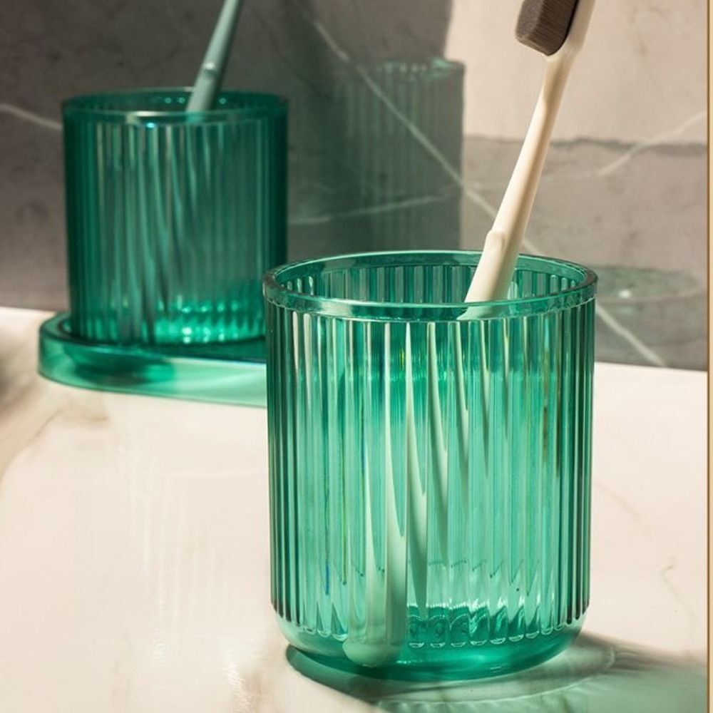Transparent Toothbrush Cup Easy Clean Toothbrush Holder Gargle Cup ...
