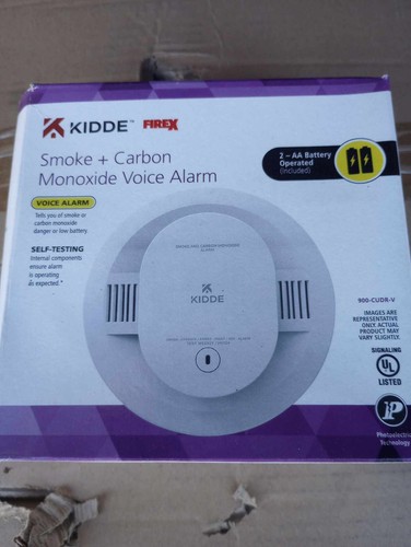 Kidde Smoke & Carbon Monoxide Voice Alarm Self Testing Photoelectric ...