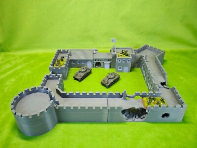 15mm Flames of War North African Desert Fort for WW2 Wargaming | eBay