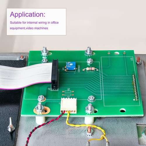 2Pack 26Pin 0.2m Long 2.54mm IDC Wire Ribbon Cable DB25 Female - FC-26 ...